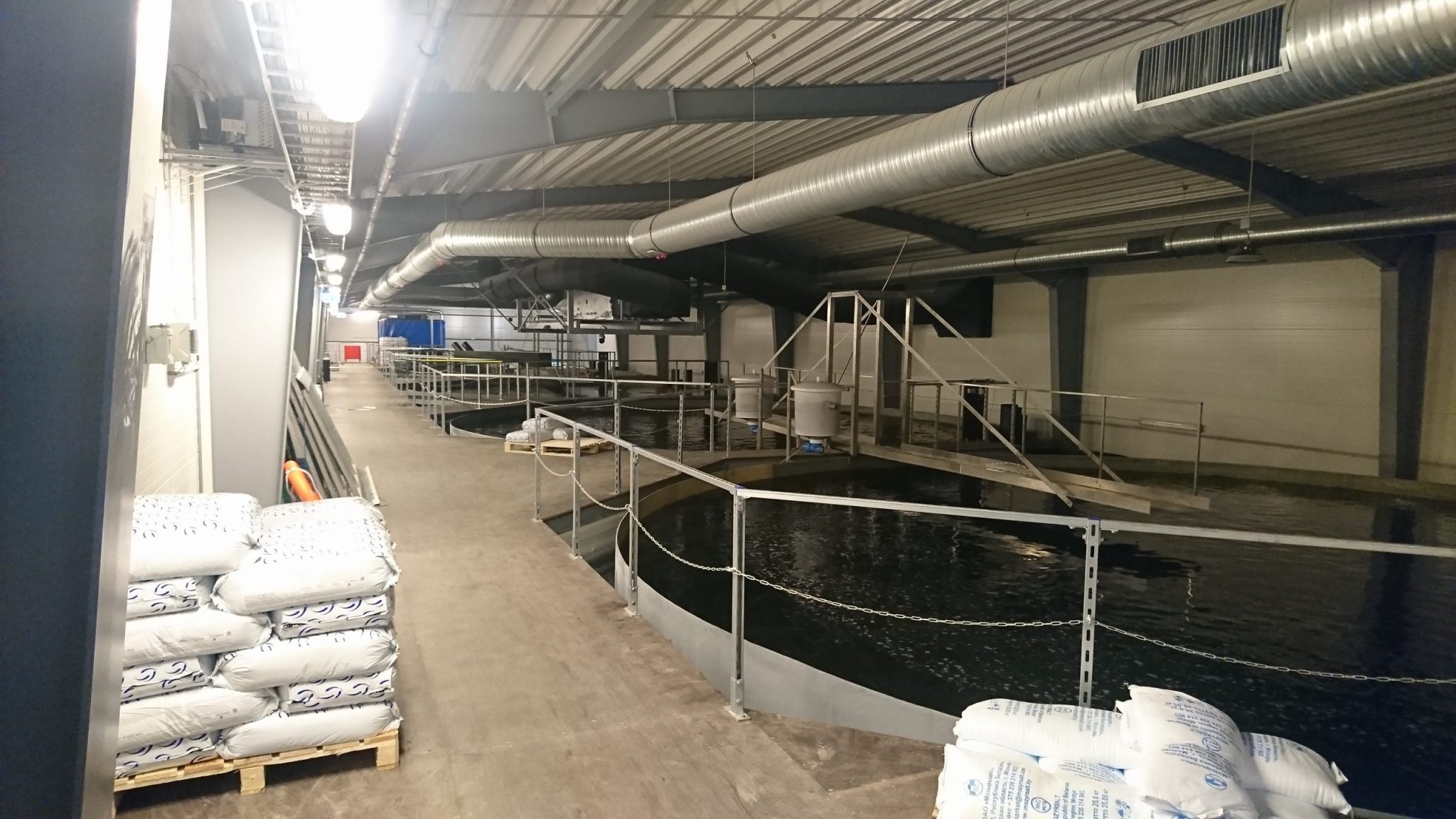 Design and construction of fish farm buildings and territory complex ...
